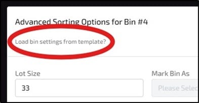 How to use Bin Templates