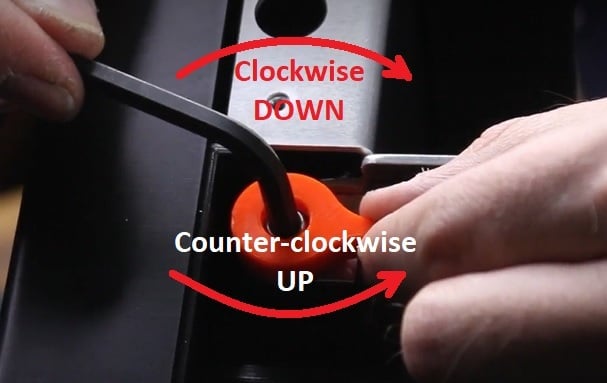 Gate Height Adjustment (bushing model)